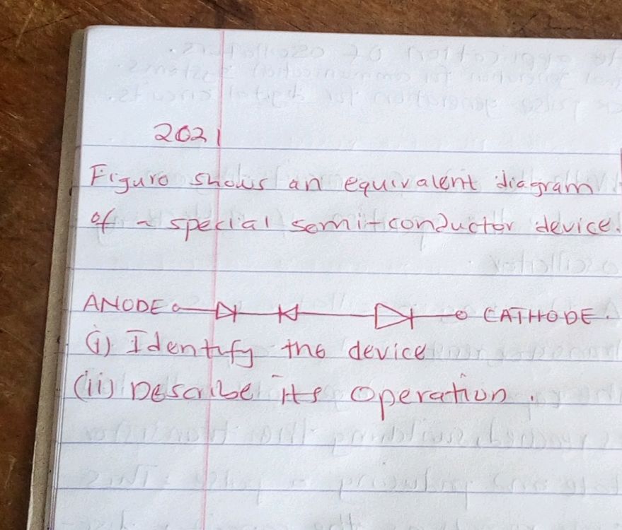 Figure shows an equivalent diagram of a | StudyX
