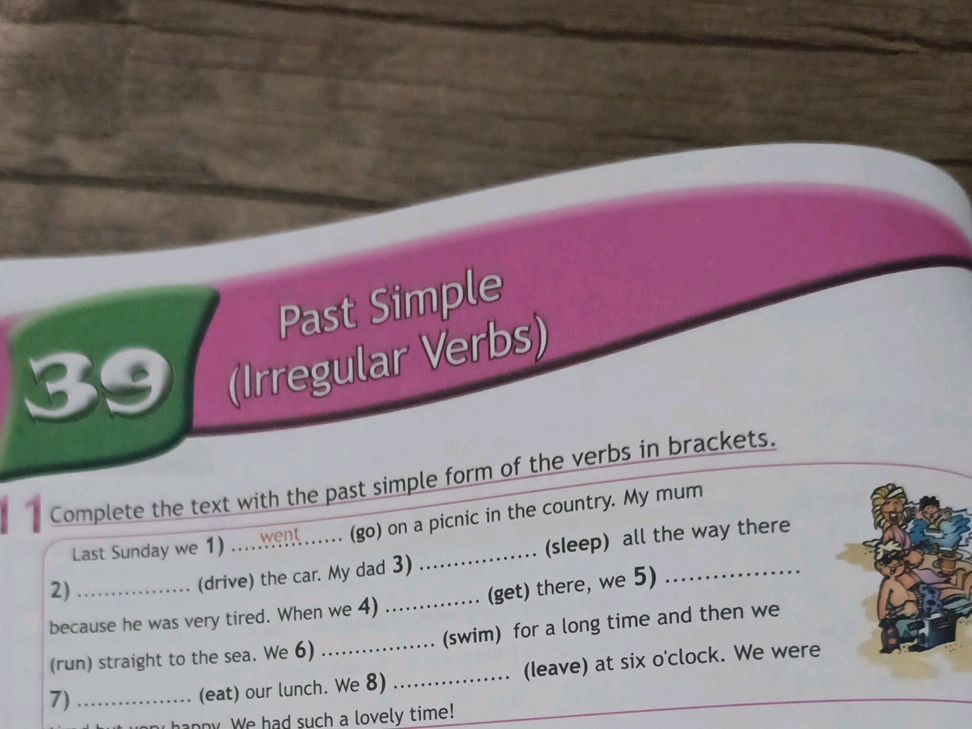 Complete the text with the past simple form | StudyX