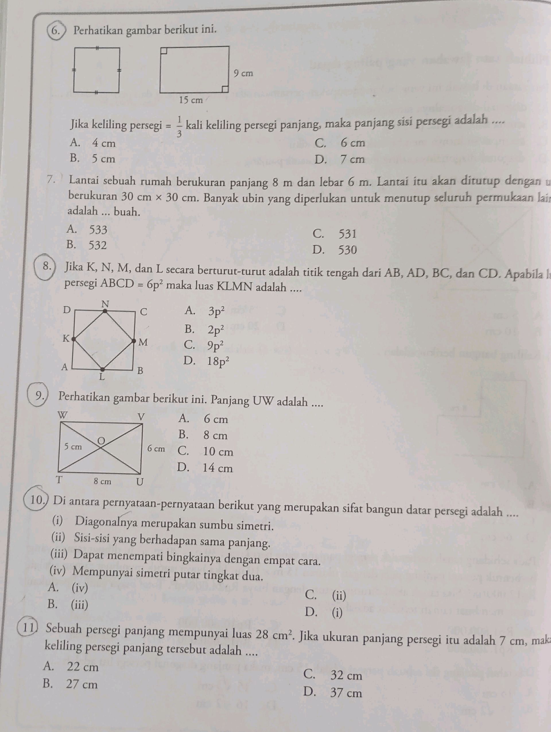 6. Perhatikan gambar berikut ini. ``` +---+ | StudyX