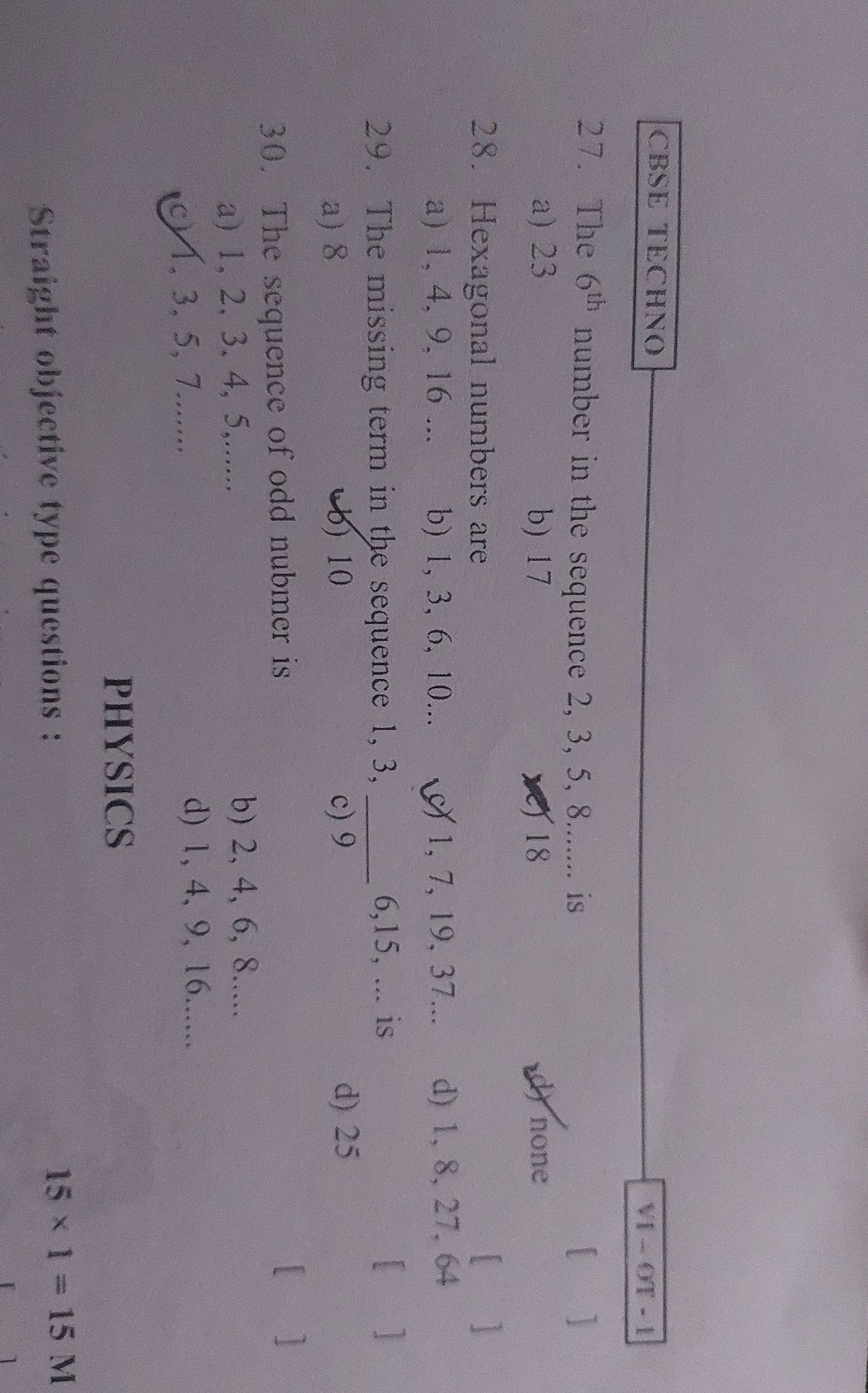 27. The 6th number in the sequence 2, 3, 5, | StudyX