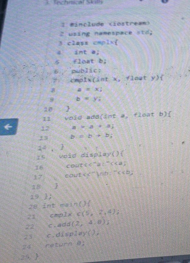 ```cpp #include using namespace std; class | StudyX ```cpp #include using namespace std; class | StudyX