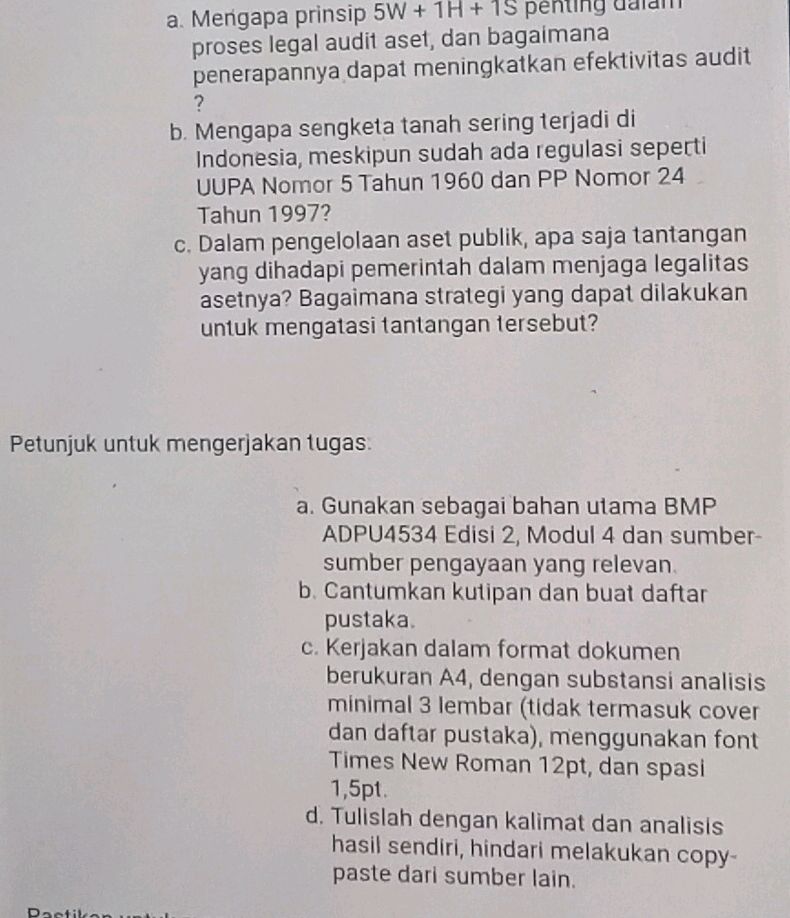 a. Mengapa prinsip 5W + 1H + 1S penting | StudyX