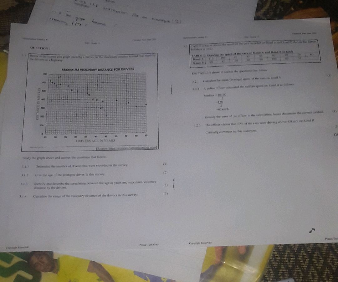 QUESTION 3 Below is the scatter plot graph | StudyX