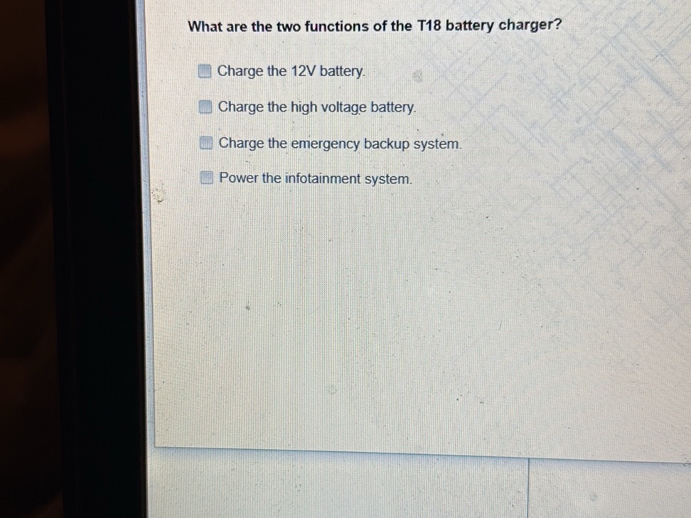 What are the two functions of the T18 | StudyX