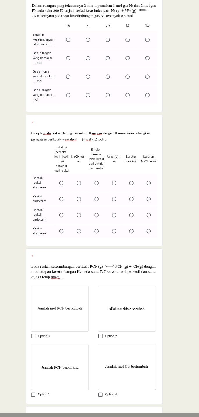 Dalam ruangan yang tekanannya 2 atm, | StudyX
