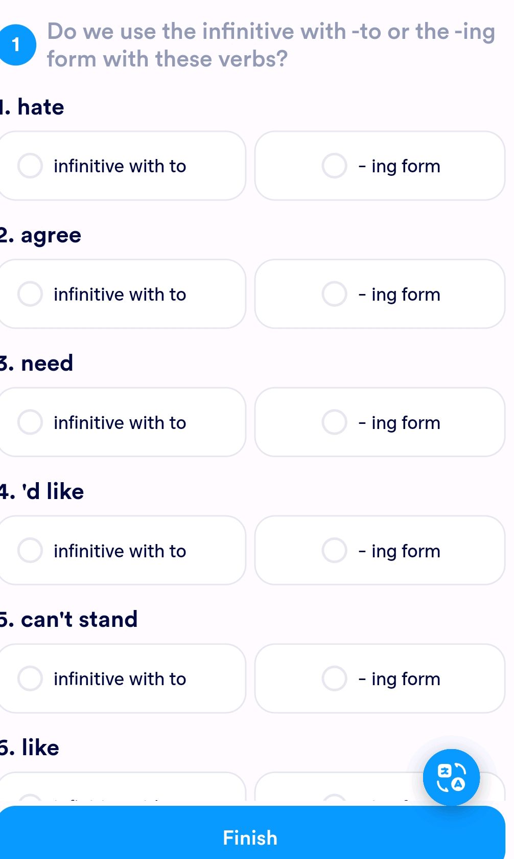 Do we use the infinitive with -to or the | StudyX