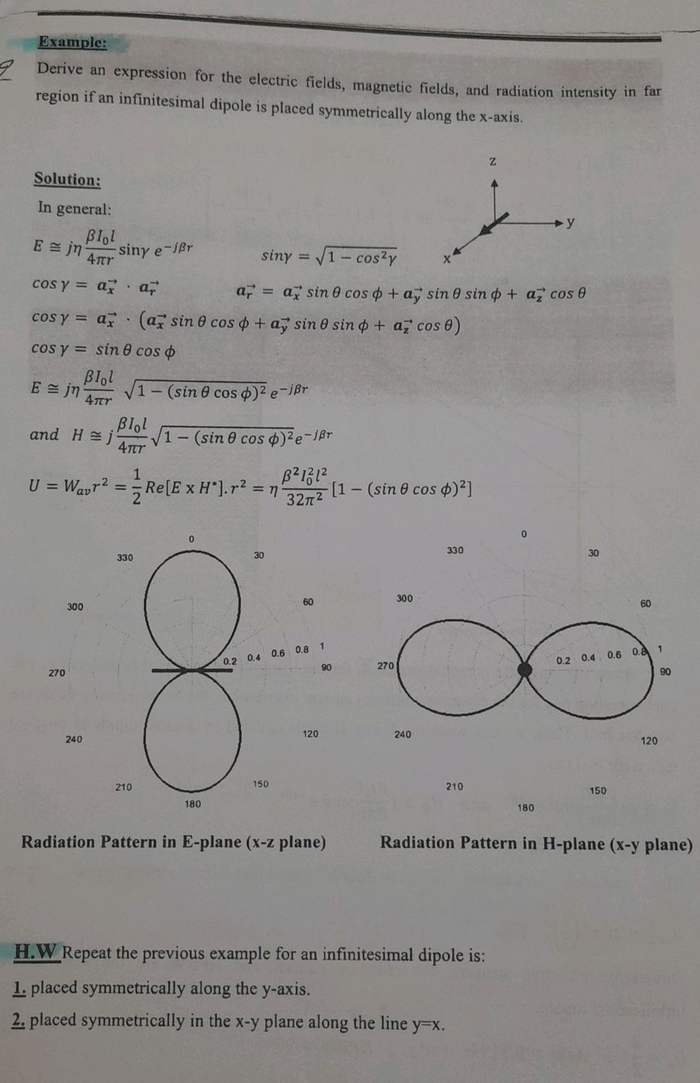 Derive an expression for the electric | StudyX