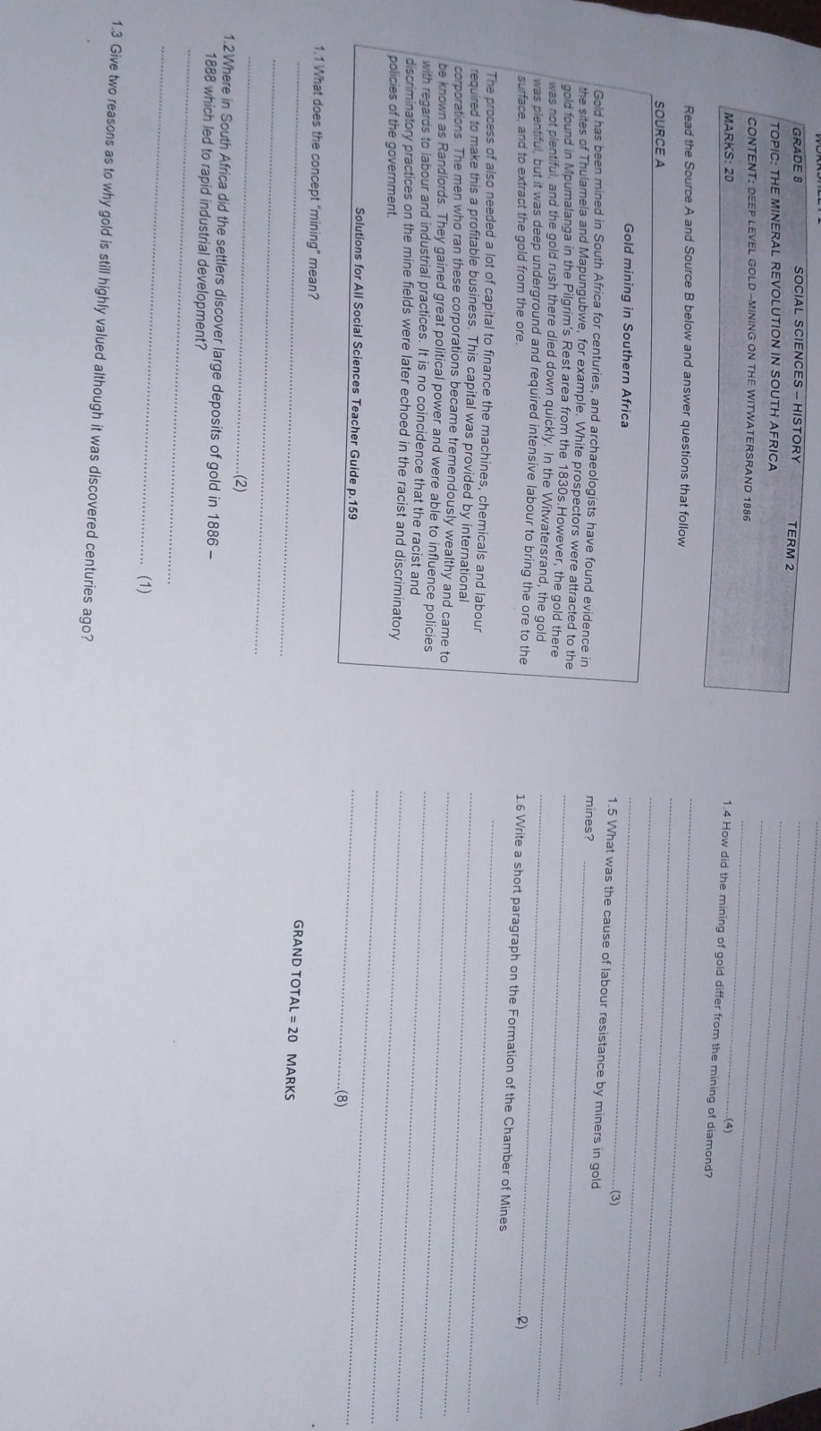 Read the Source A and Source B below and | StudyX