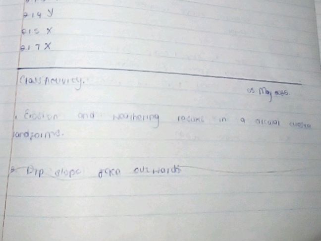 Class Activity. 1. Erosion and weathering | StudyX