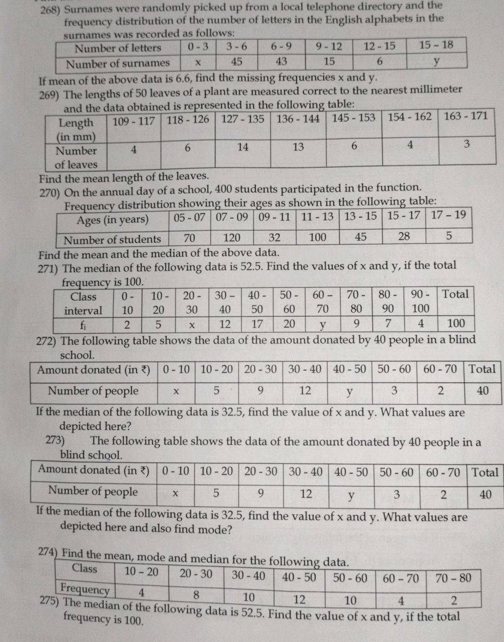 268) Surnames were randomly picked up from | StudyX