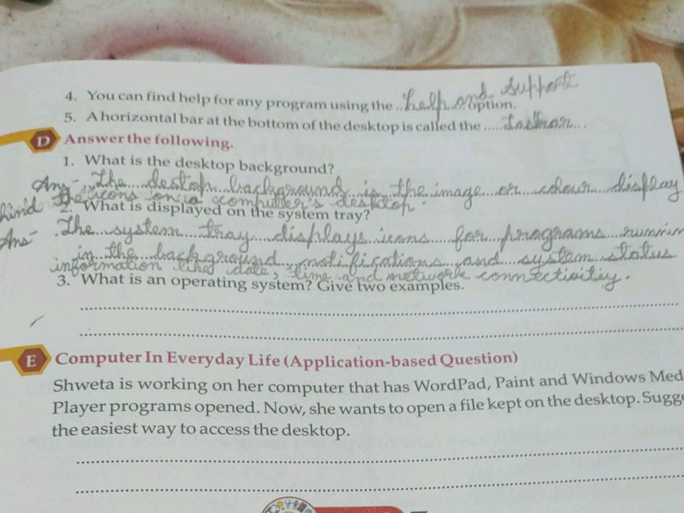 4. You can find help for any program using | StudyX