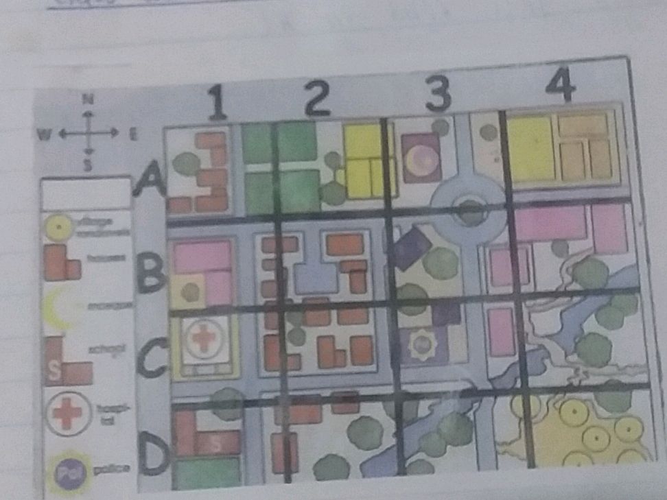 The image shows a map with different | StudyX
