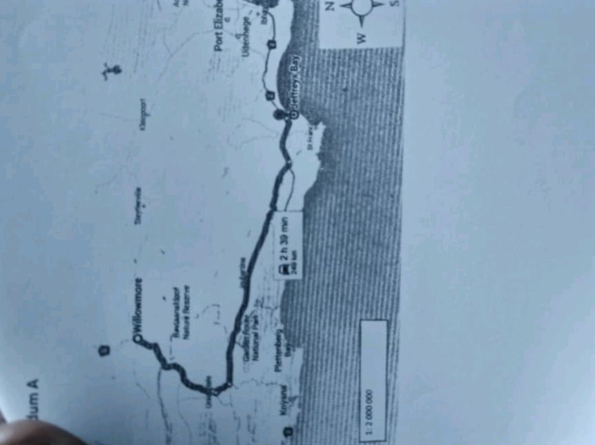 The image shows a map with the following | StudyX