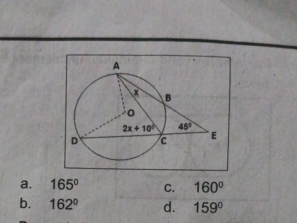 Given the diagram with a circle and related | StudyX