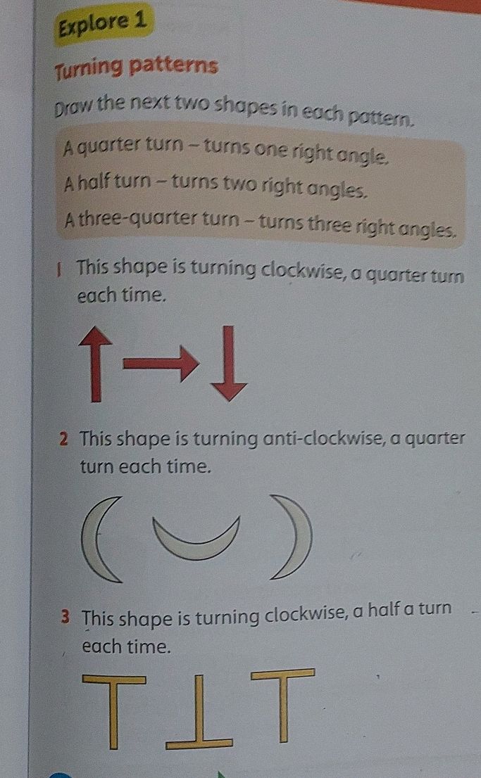 Draw the next two shapes in each pattern. 1 | StudyX