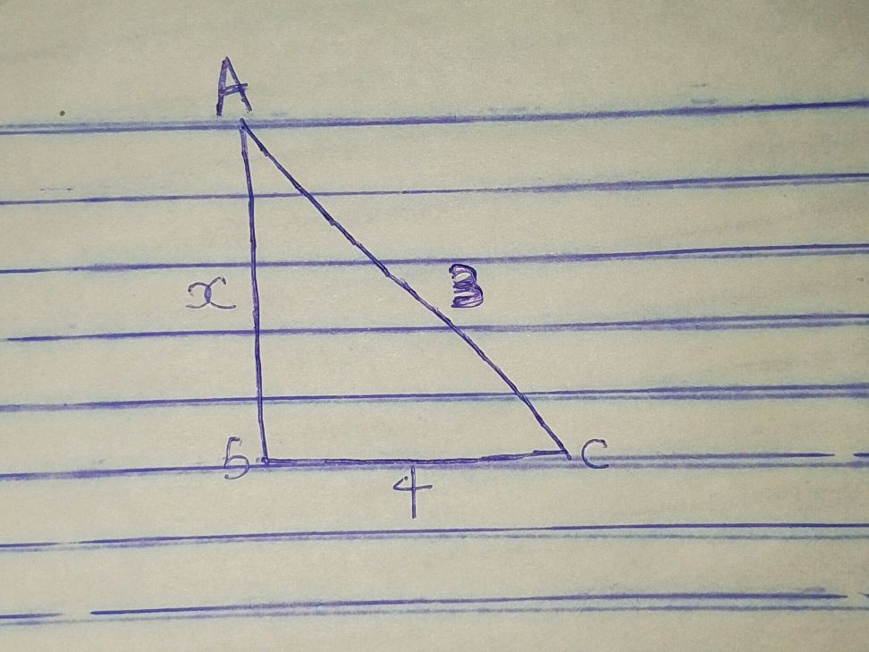 A right triangle is shown with sides | StudyX