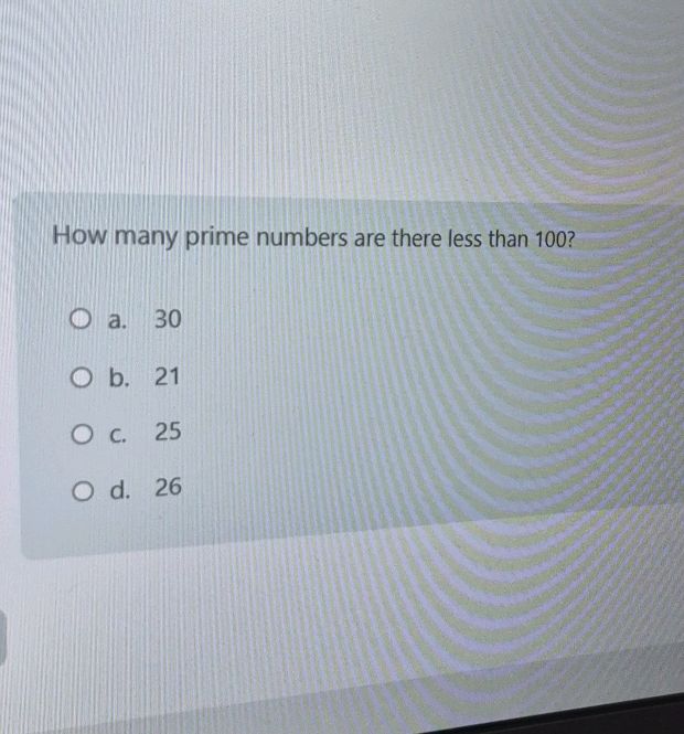 How many prime numbers are there less than | StudyX