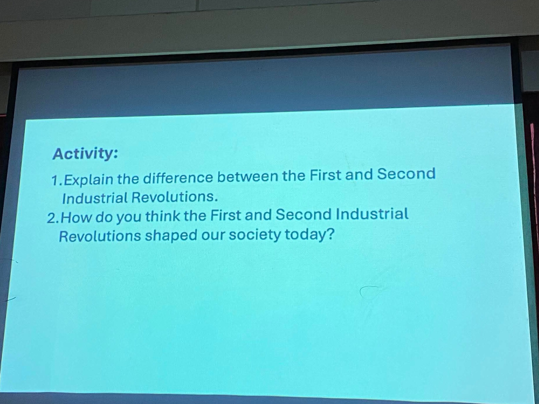 Activity: 1. Explain the difference between | StudyX