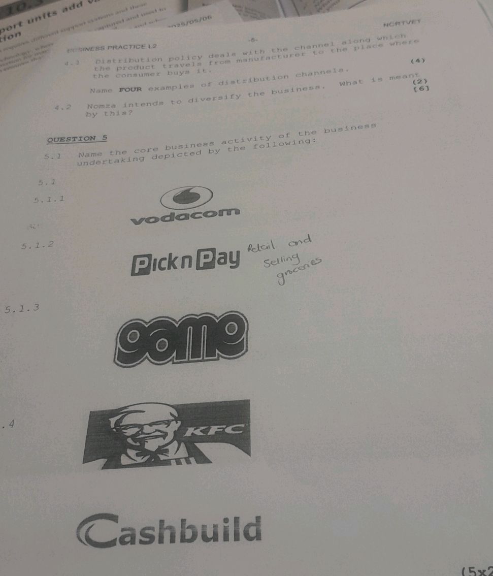 Name the core business activity of the | StudyX