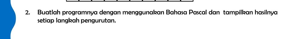 2. Buatlah programnya dengan menggunakan | StudyX