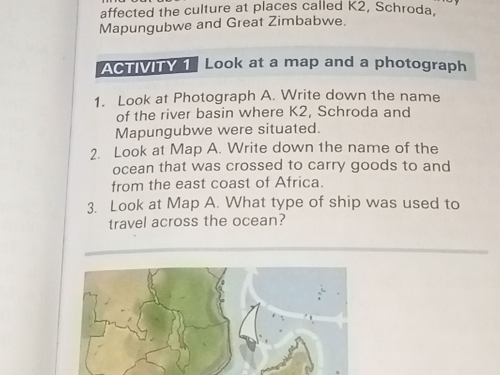 1. Look at Photograph A. Write down the name | StudyX