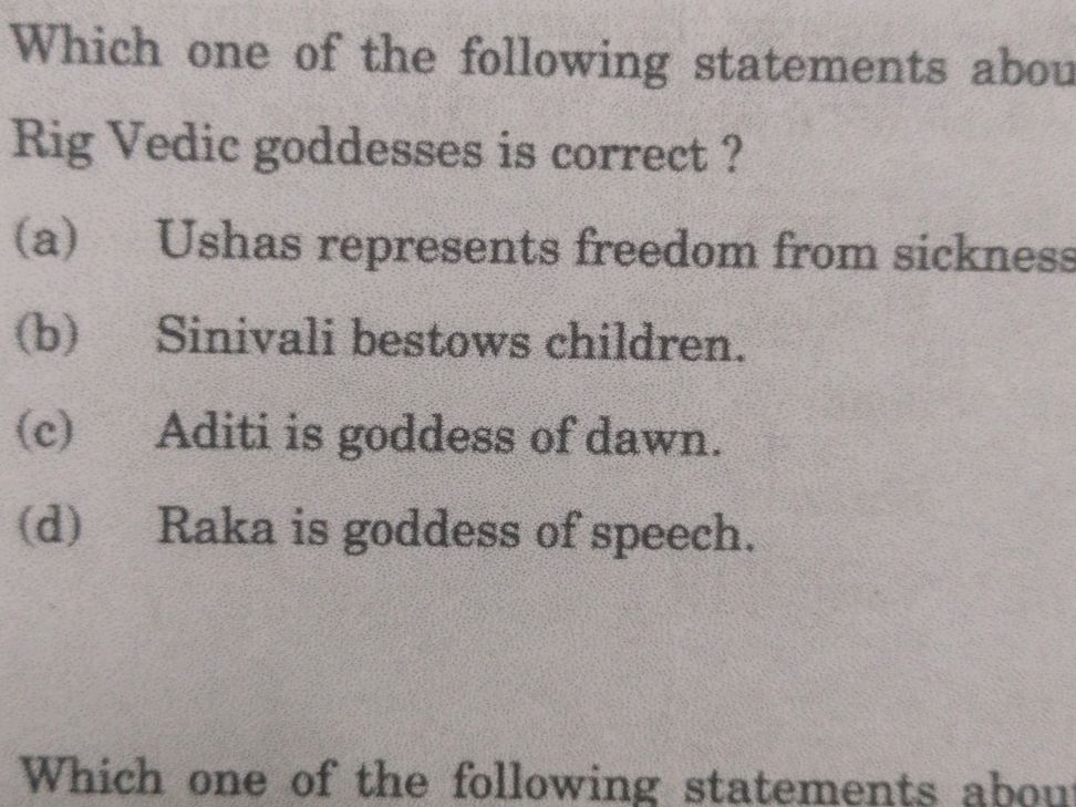 Which one of the following statements about | StudyX