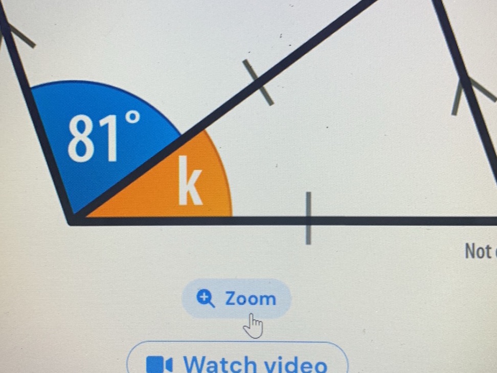 The image shows an angle of 81 degrees and | StudyX