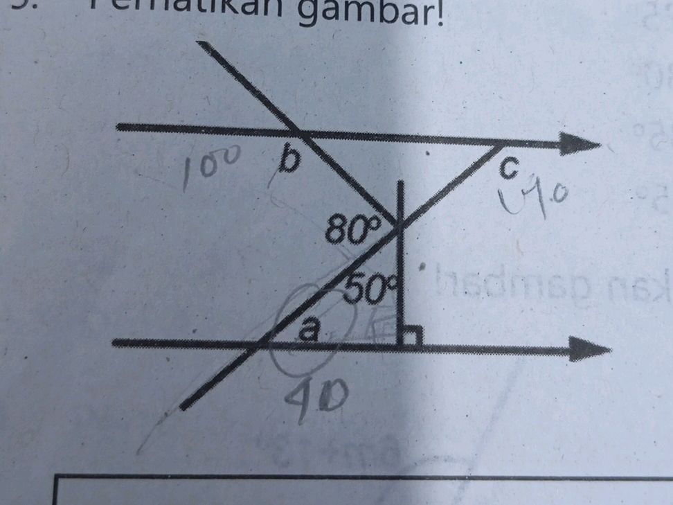 Perhatikan gambar! [Diagram of intersecting | StudyX
