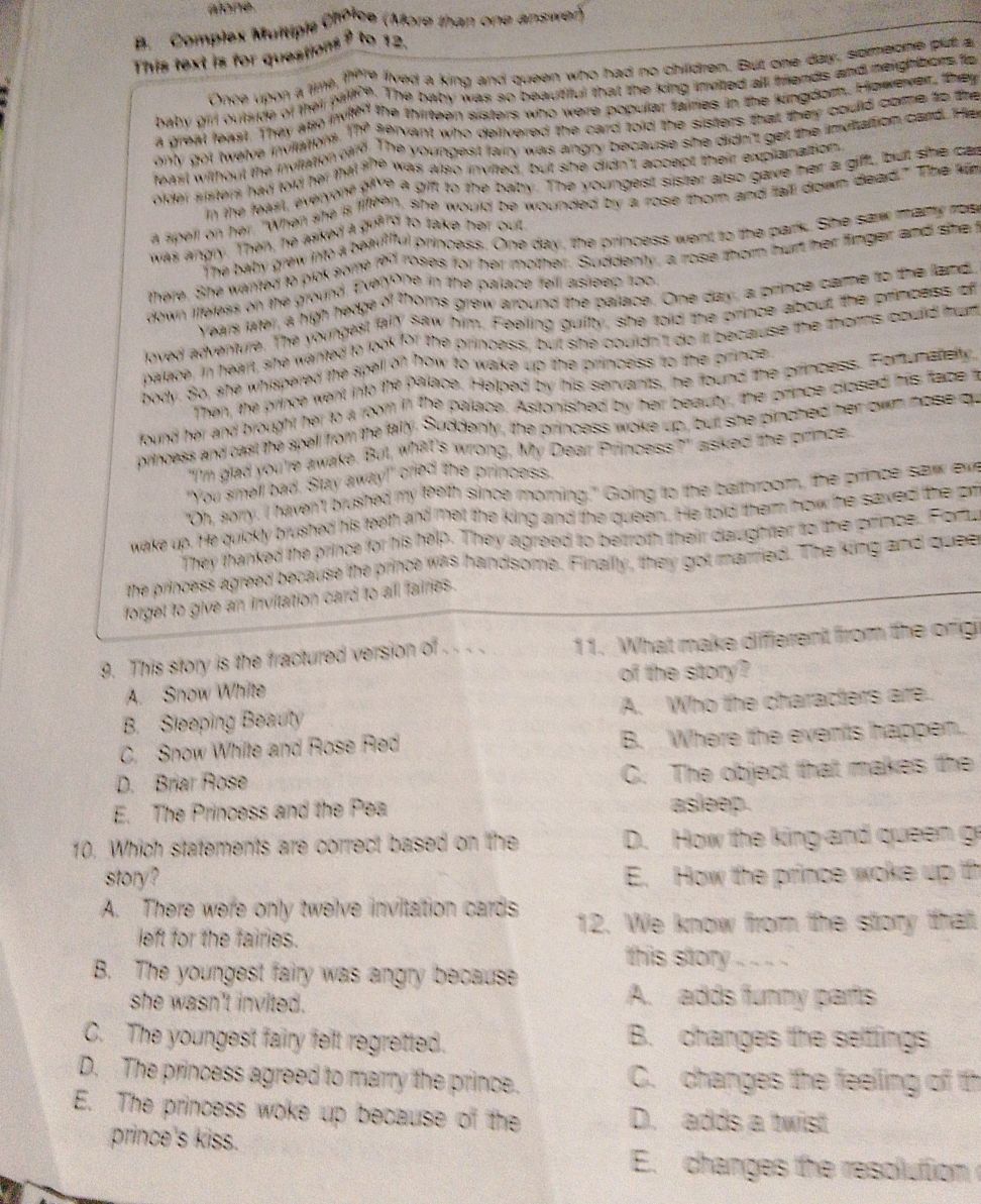 B. Complex Multiple Choice (More than one | StudyX