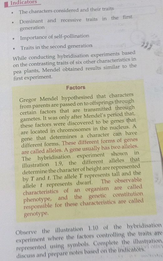 Indicators * The characters considered | StudyX