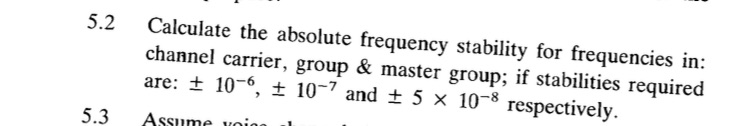 Calculate the absolute frequency stability | StudyX