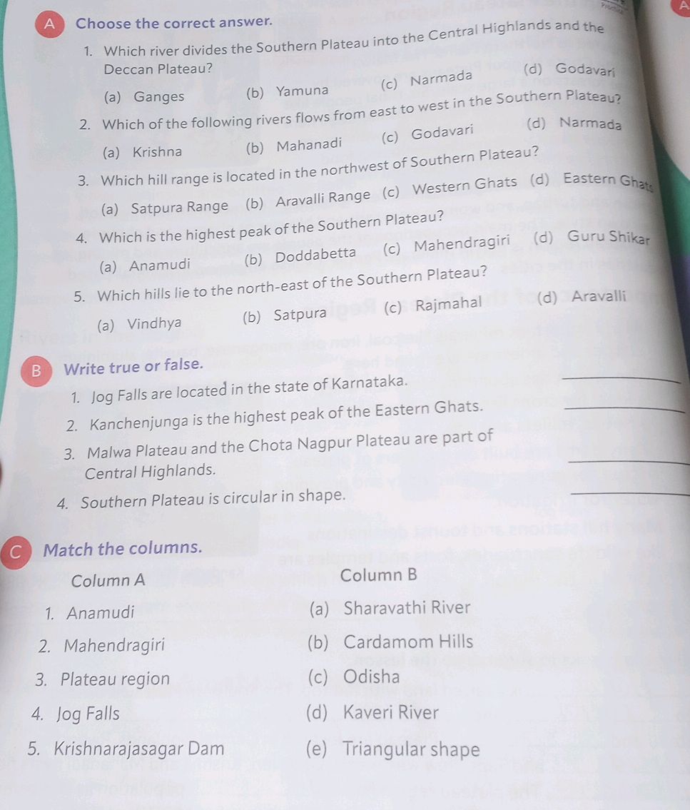 Choose the correct answer. 1. Which river | StudyX
