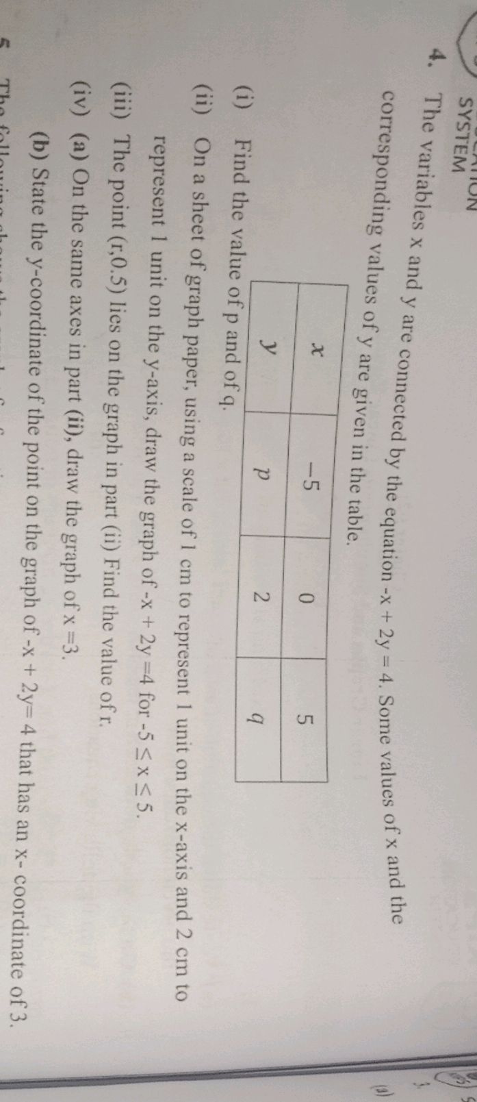 4. The variables x and y are connected by | StudyX