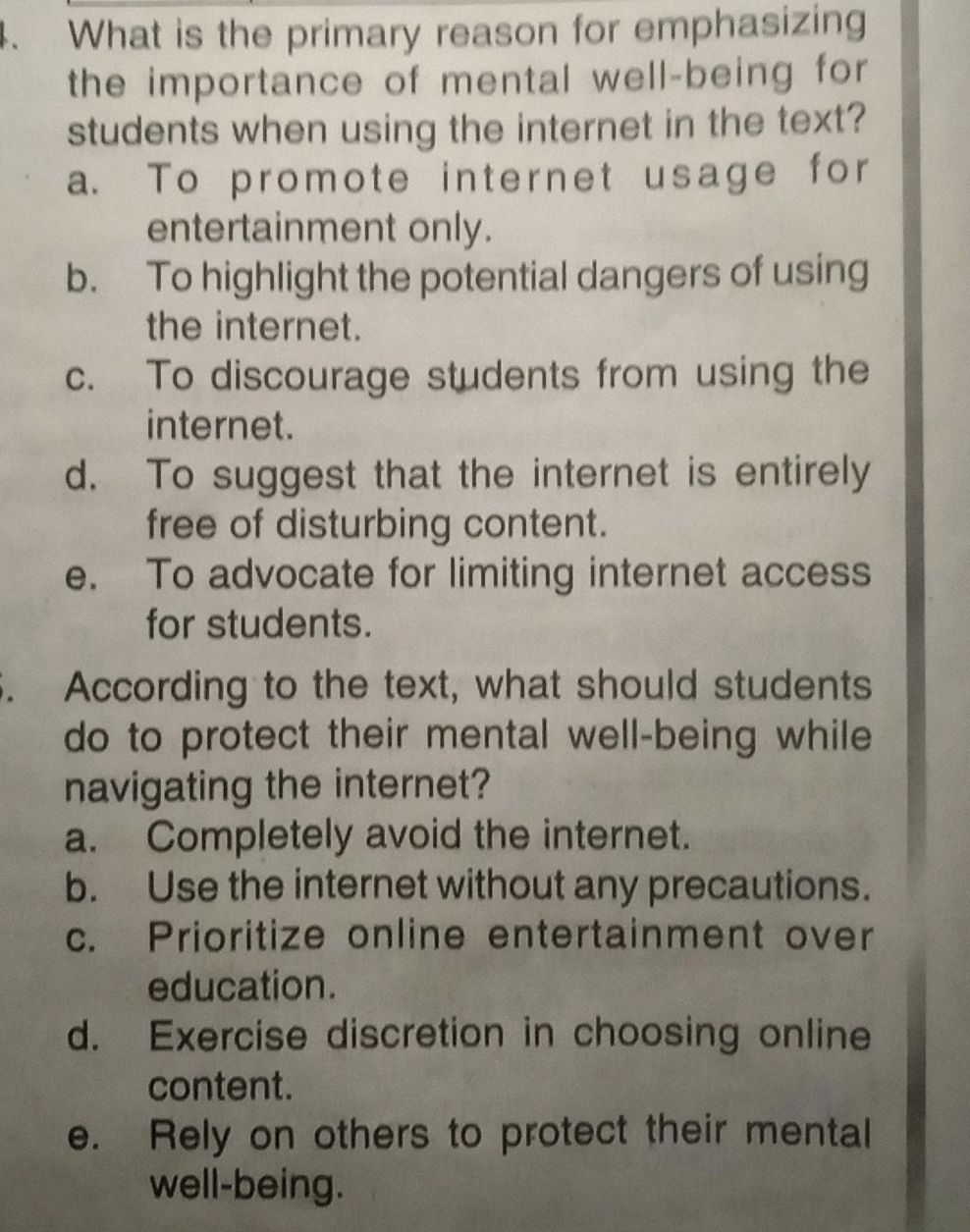 4. What is the primary reason for | StudyX