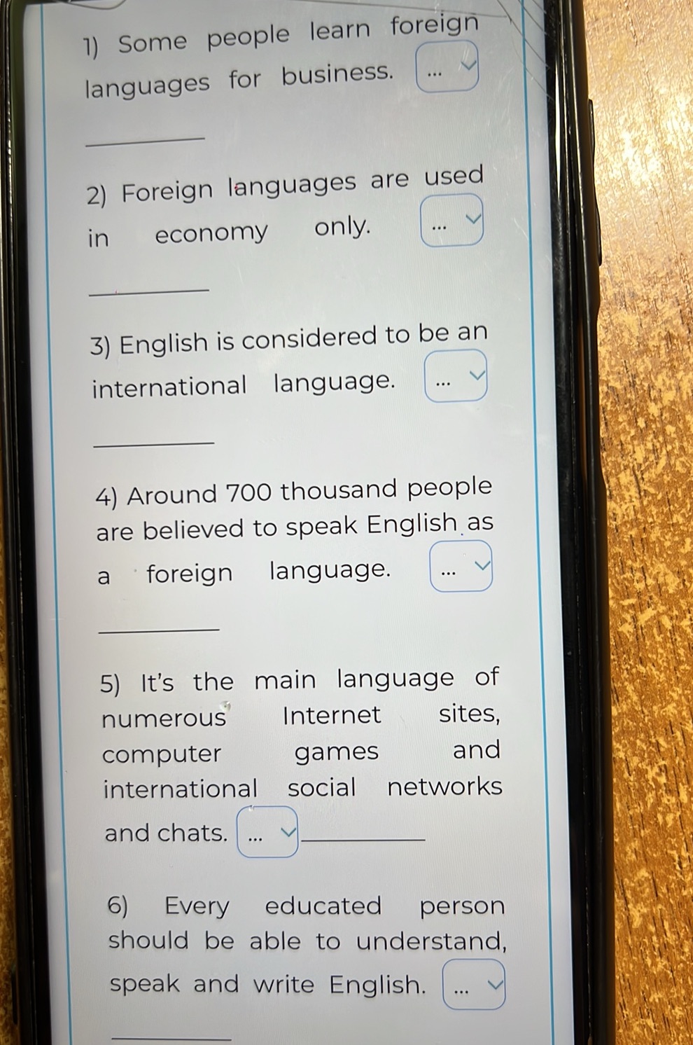 1) Some people learn foreign languages for | StudyX