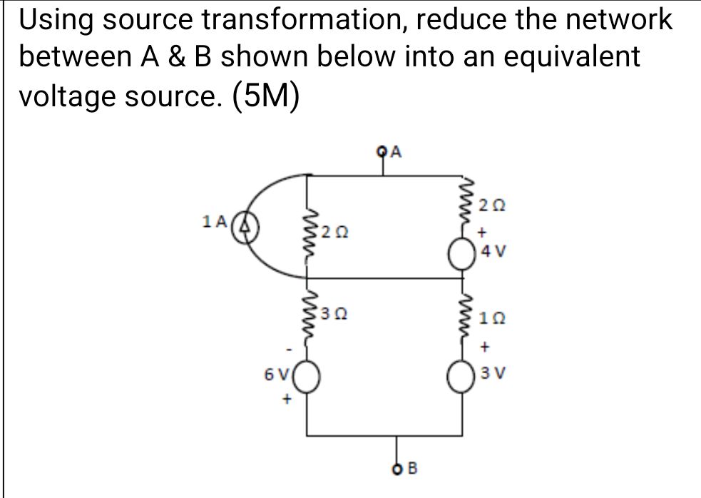Using source transformation, reduce the | StudyX