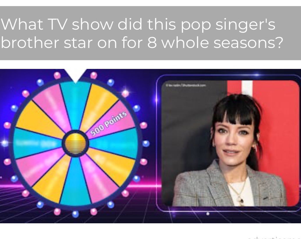 What TV show did this pop singer's brother | StudyX