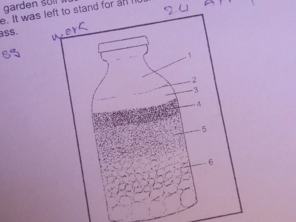 The image shows a diagram of a bottle with | StudyX