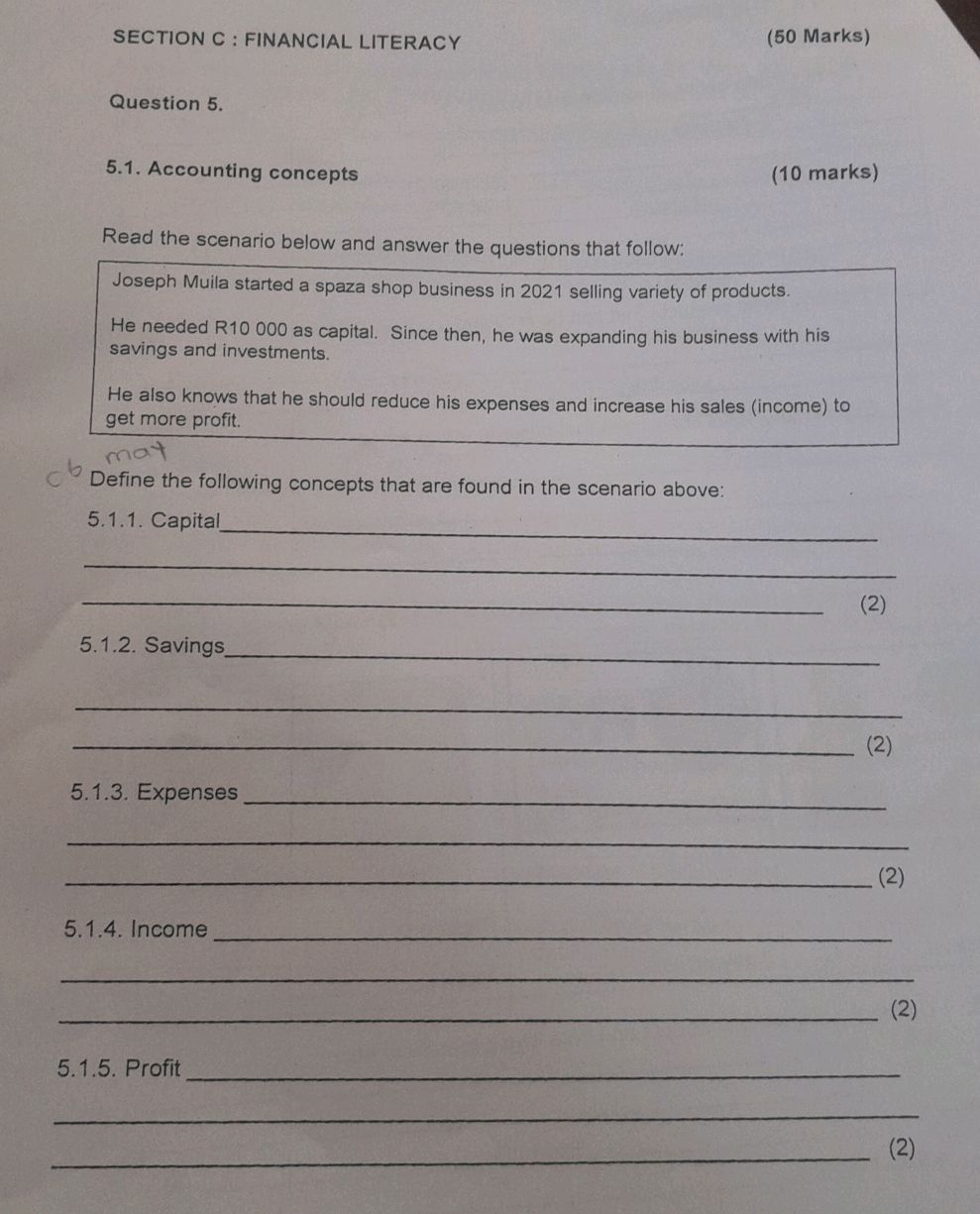 Read the scenario below and answer the | StudyX