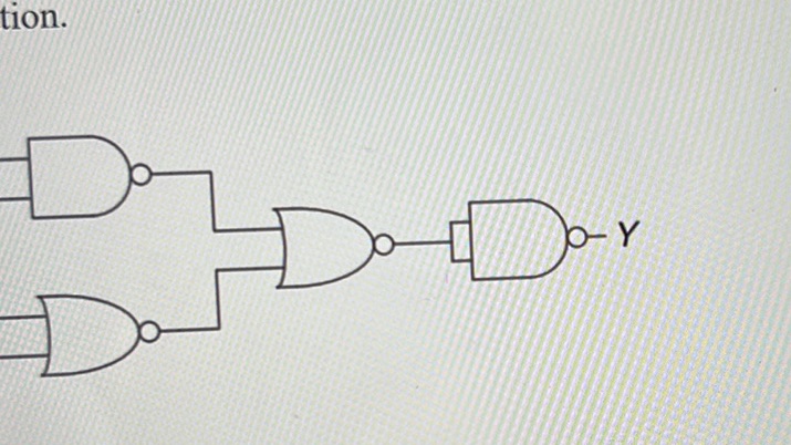 The image shows a logic circuit diagram | StudyX