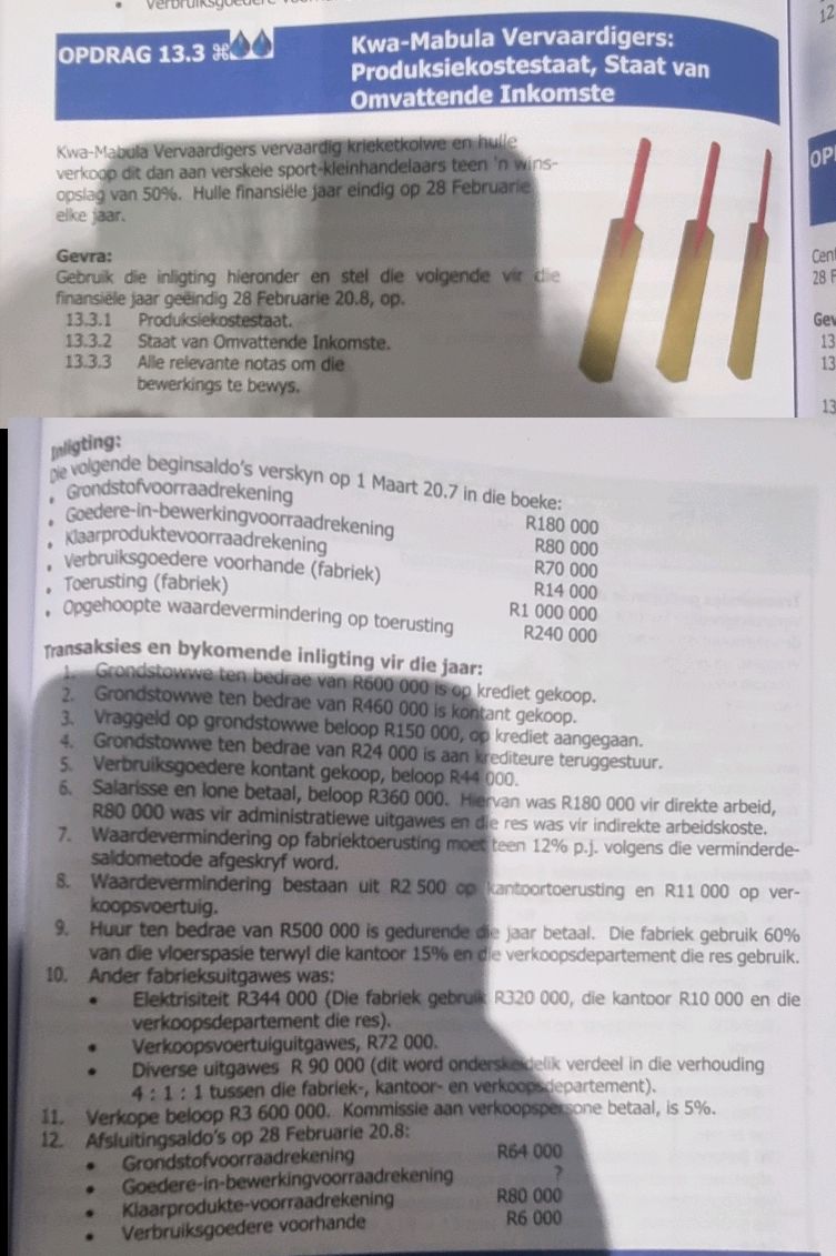 Kwa-Mabula Vervaardigers: | StudyX
