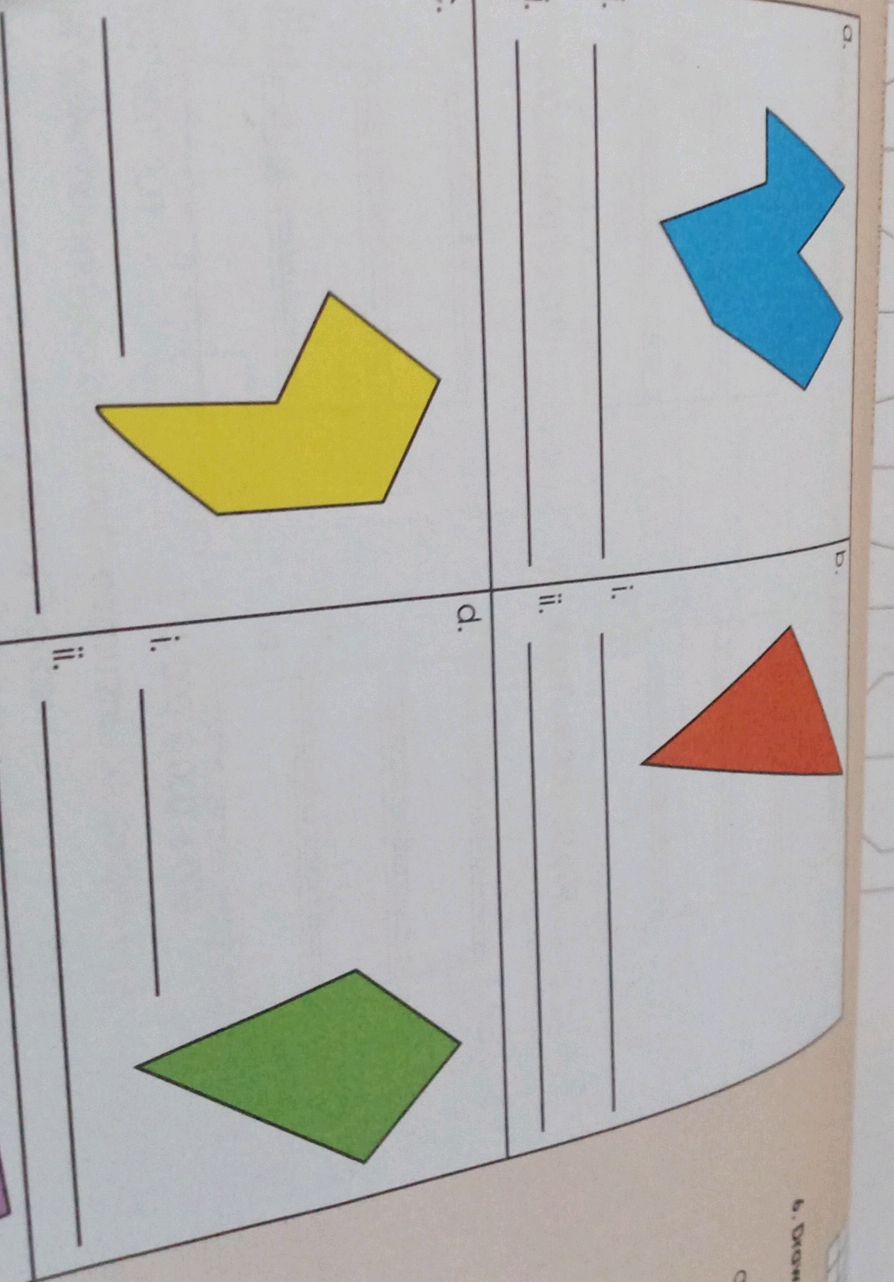 The image shows different colored shapes. | StudyX