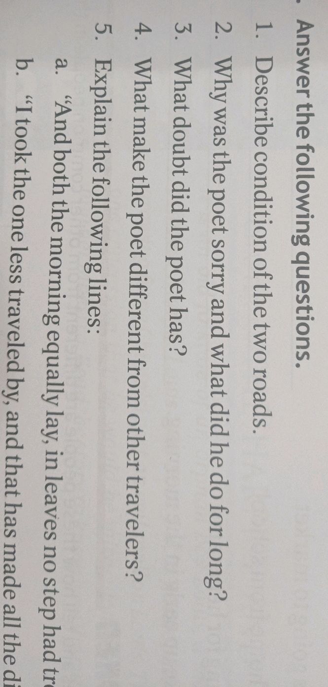 - Answer the following questions. 1. | StudyX