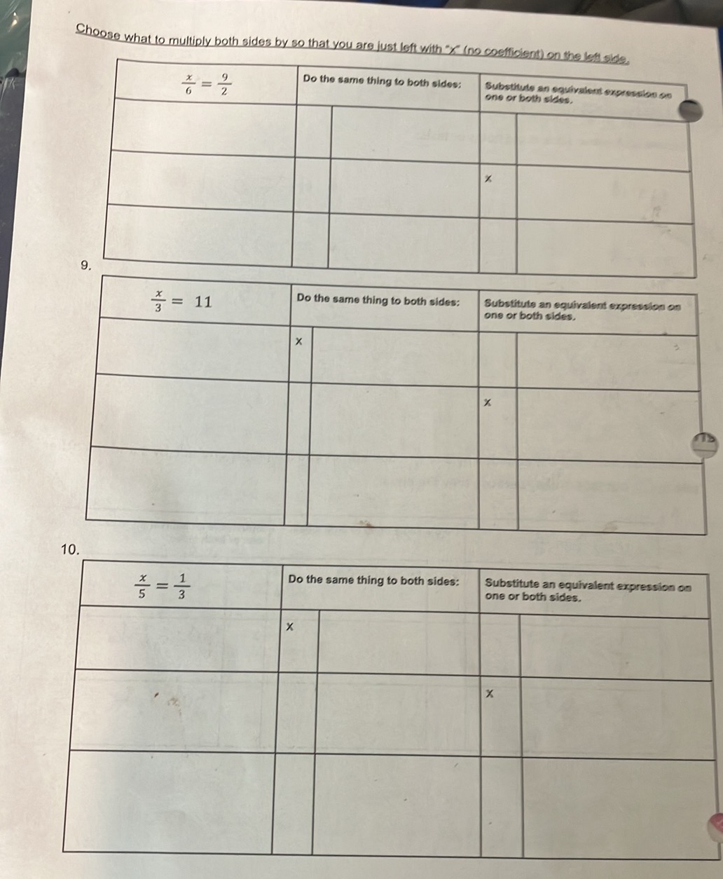 Choose what to multiply both sides by so | StudyX