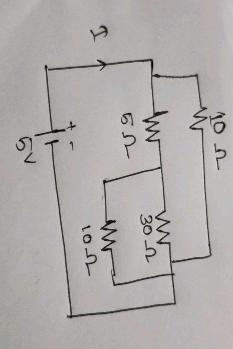 A circuit diagram is shown with a 5V battery | StudyX