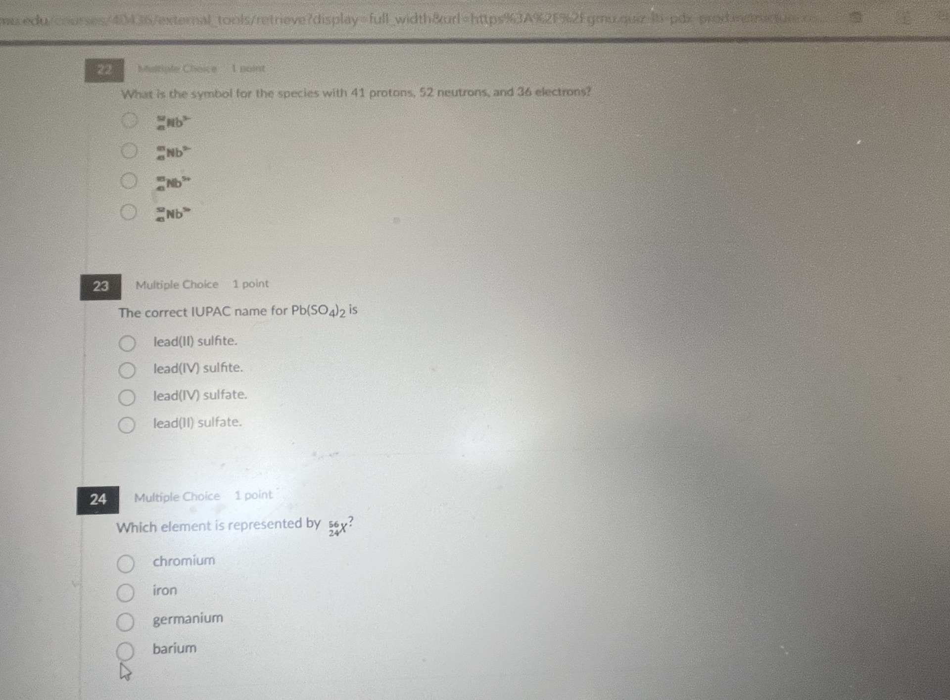 22 Multiple Choice 1 point What is the | StudyX