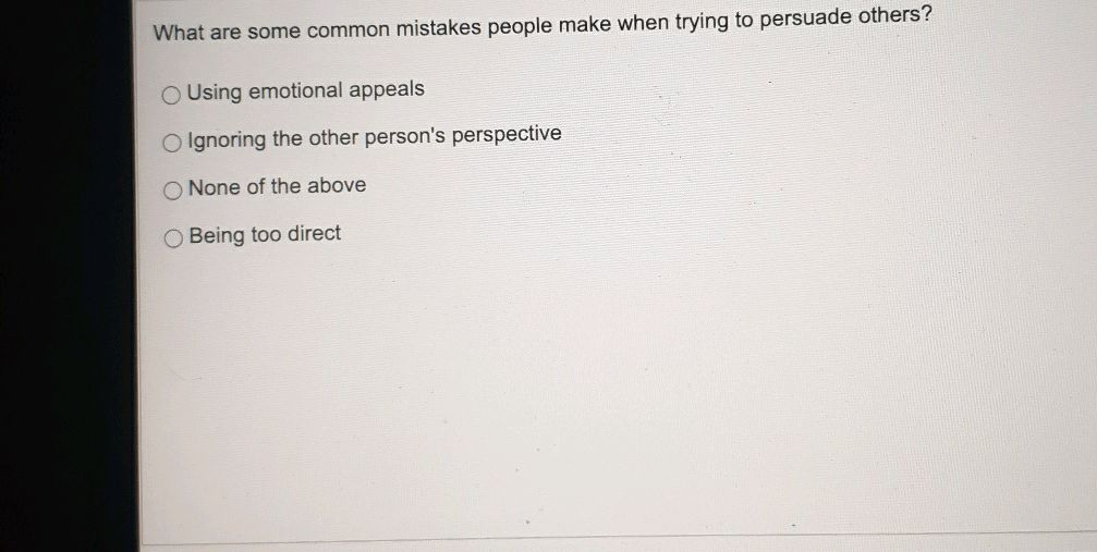 What are some common mistakes people make | StudyX
