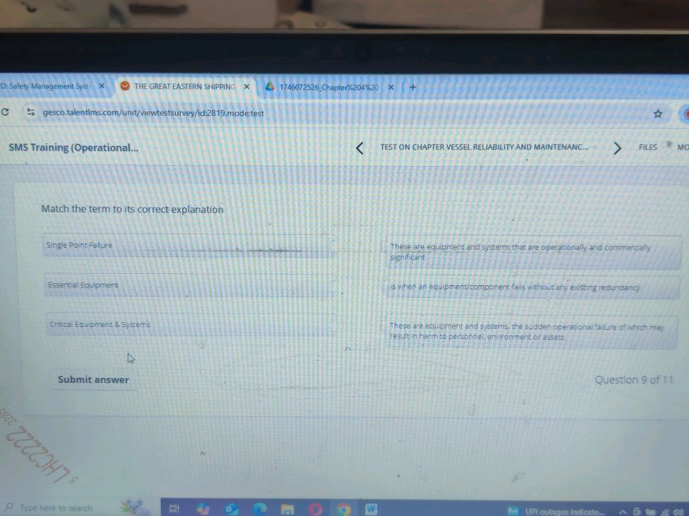 Match the term to its correct explanation | StudyX