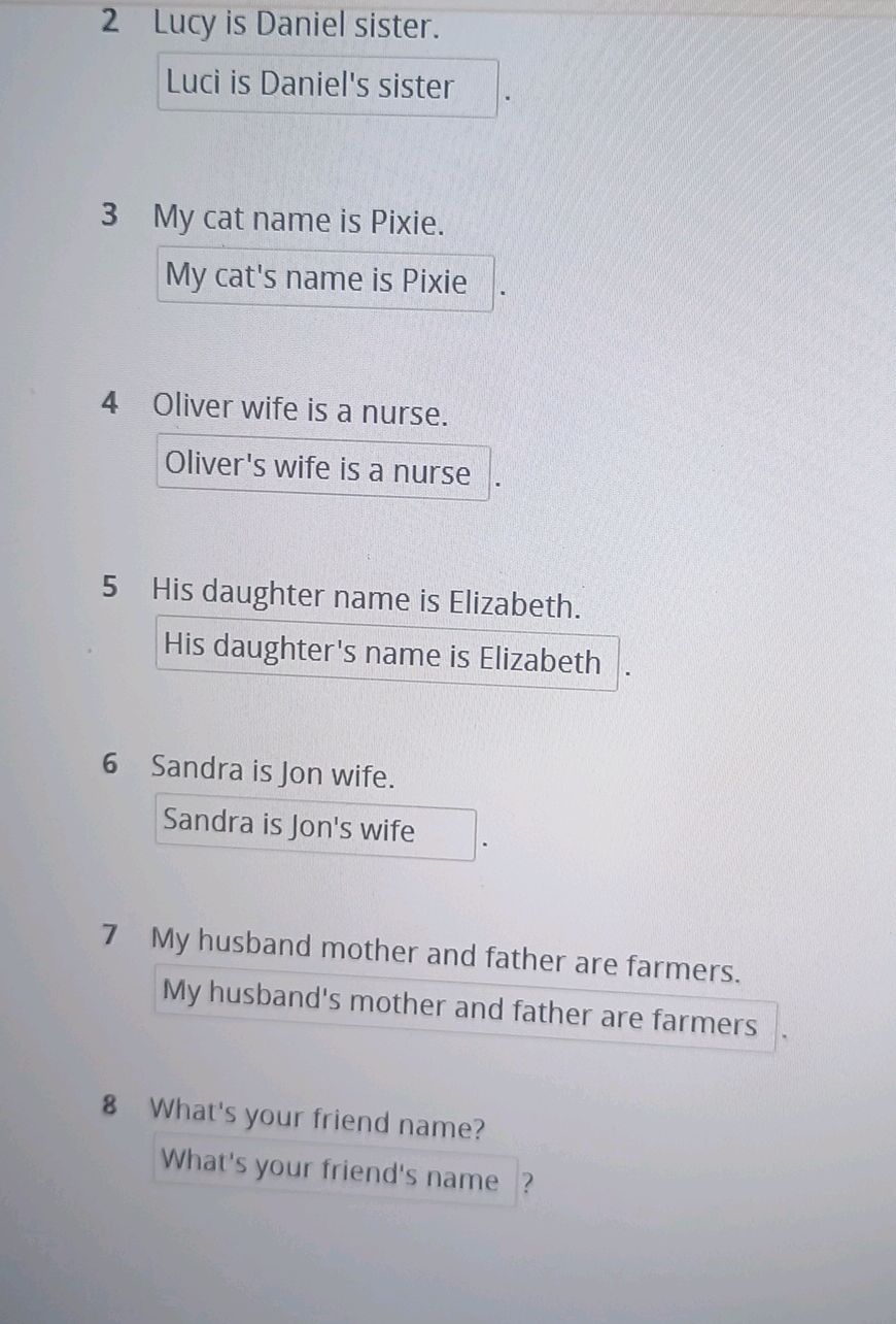 2 Lucy is Daniel sister. Luci is Daniel's | StudyX