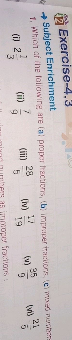 1. Which of the following are (a) proper | StudyX